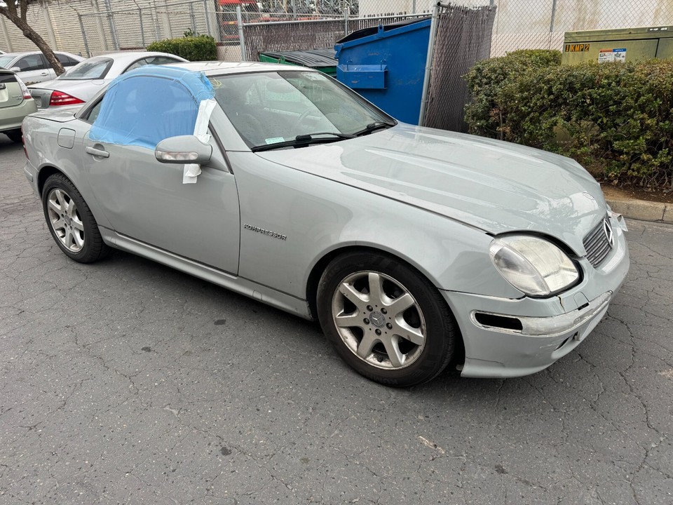 1997-2004 MERCEDES R170 SLK230 SLK320 LEFT TOP ROOF SIDE HEADLINER TRIM ...