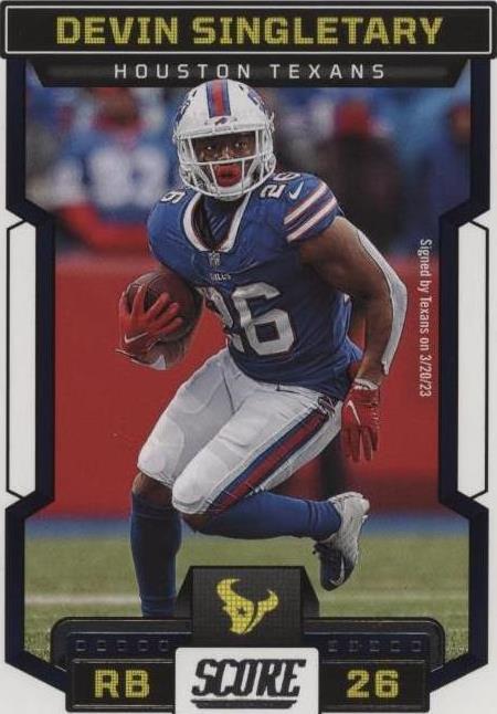 Las mejores ofertas en 2023 Score Devin Singletary #270 | eBay