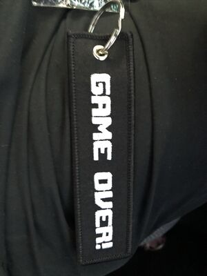 Game Over Keyring Freepost Acc57 | eBay Australia