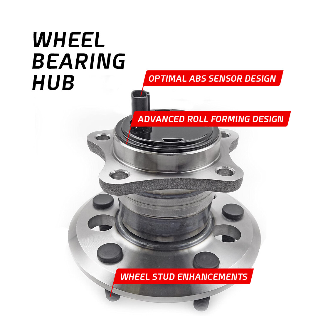 Pair Rear Wheel Hub Bearing for 2002-2011 Toyota Camry 2005-2012 Avalon ...