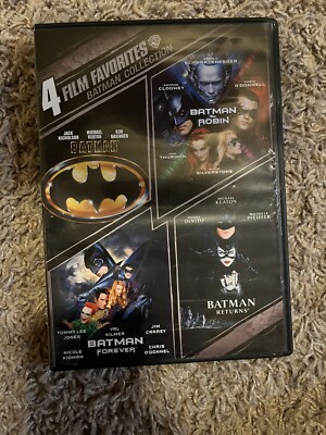 Batman Collection (DVD) Batman, Batman Returns, Batman Forever, Batman ...