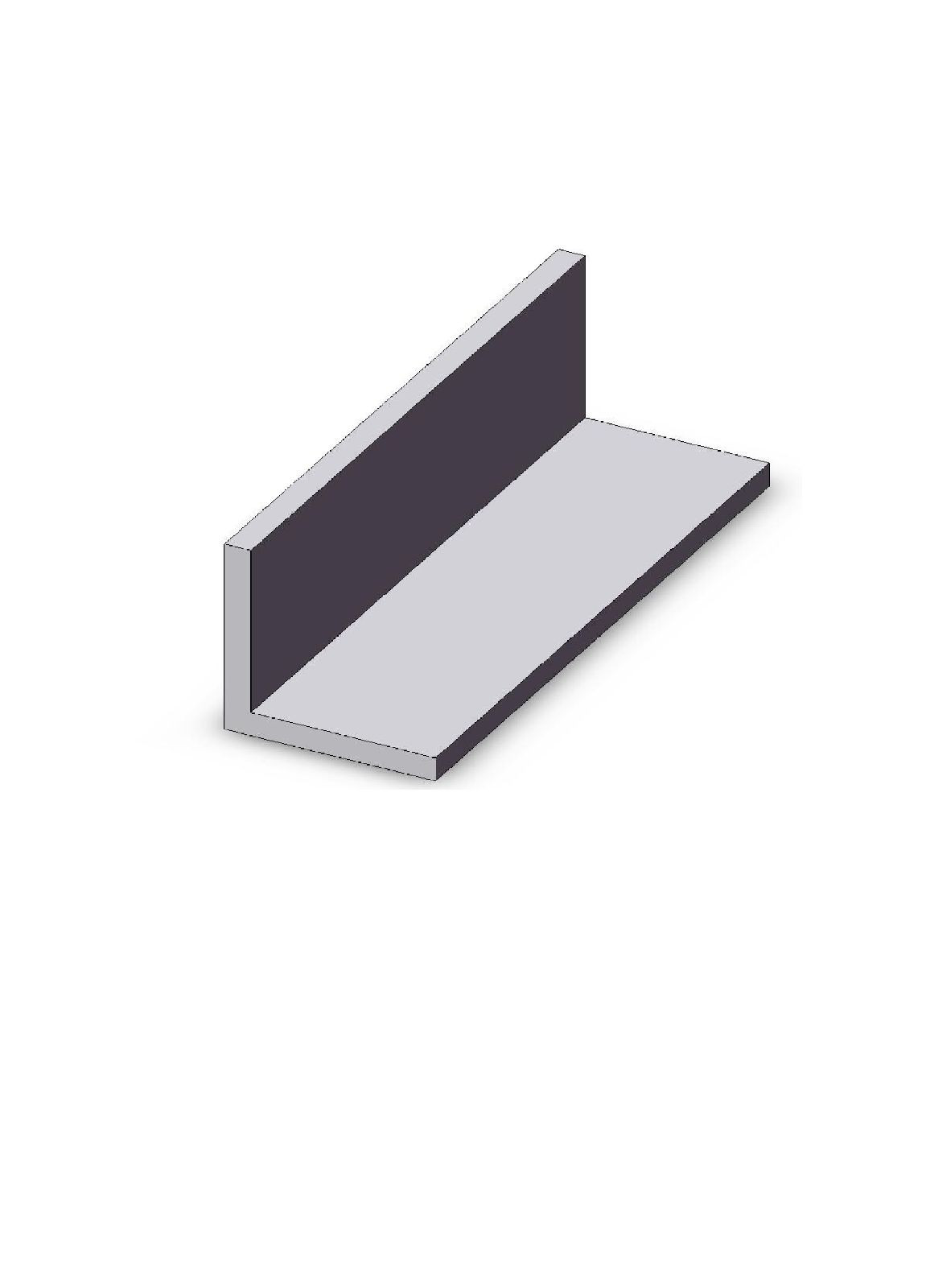 Aluminium Angle L Section 25mm Multiple Sizes and Lengths 6082T6 6063T6 ...
