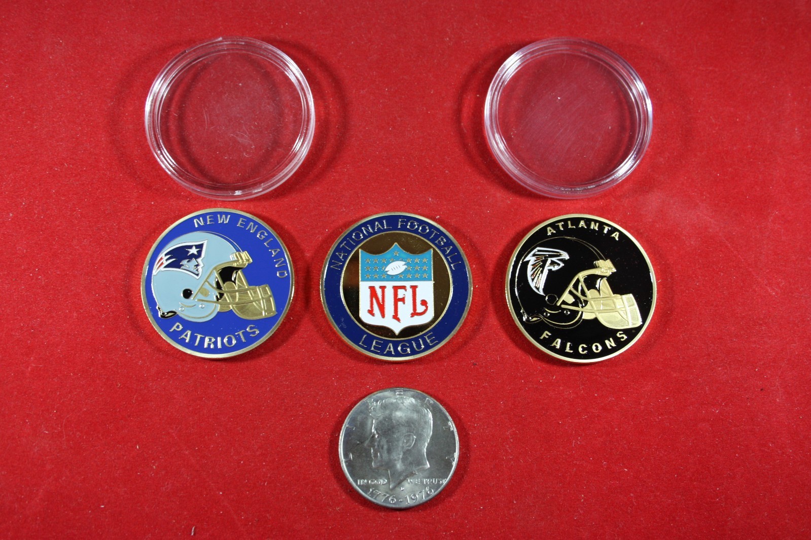 NFL Football Coin Set: 2017 Super Bowl LI 51: Patriots vs Falcons | eBay