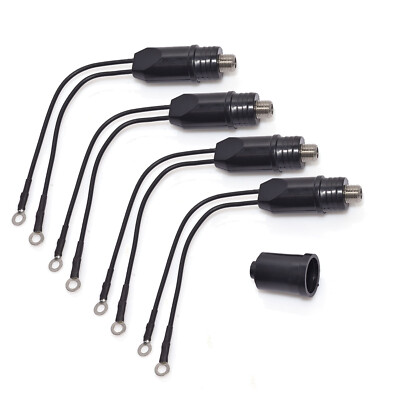 4pcs UHF VHF FM 75-300 Ohm TV Coaxial Outdoor Antenna Cable Matching ...