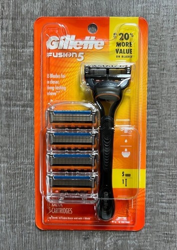 Gillette Fusion 5 Shaving Bundle (1 Razor Handle & 5 Cartridges) | eBay