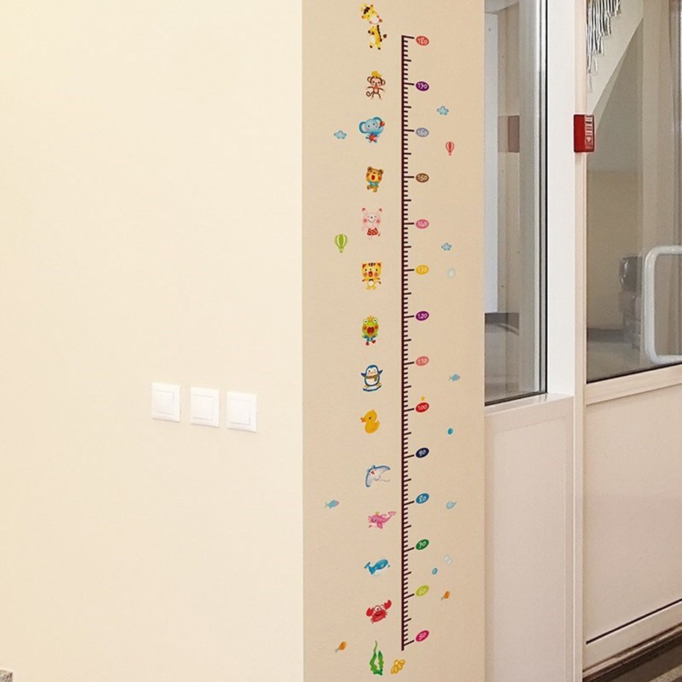 Children's Height Measuring Tape Kid Wall Chart Cartoon Growth for ...