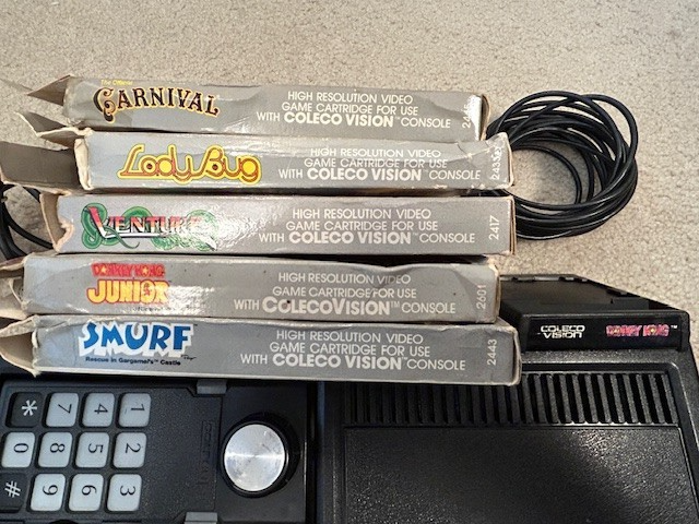 Vintage Coleco Vision Console System Model 2400 w/2 OEM Controllers ...