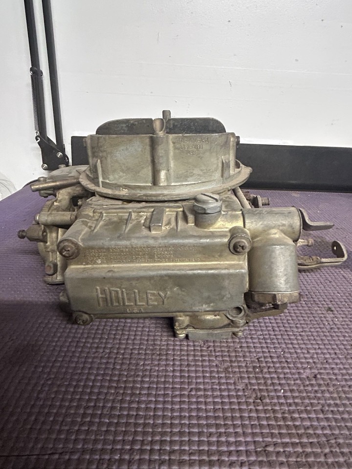 Holley Original Used V8 600CFM 4bbl Carburetor List-6830 Ford D4TE-9510 ...
