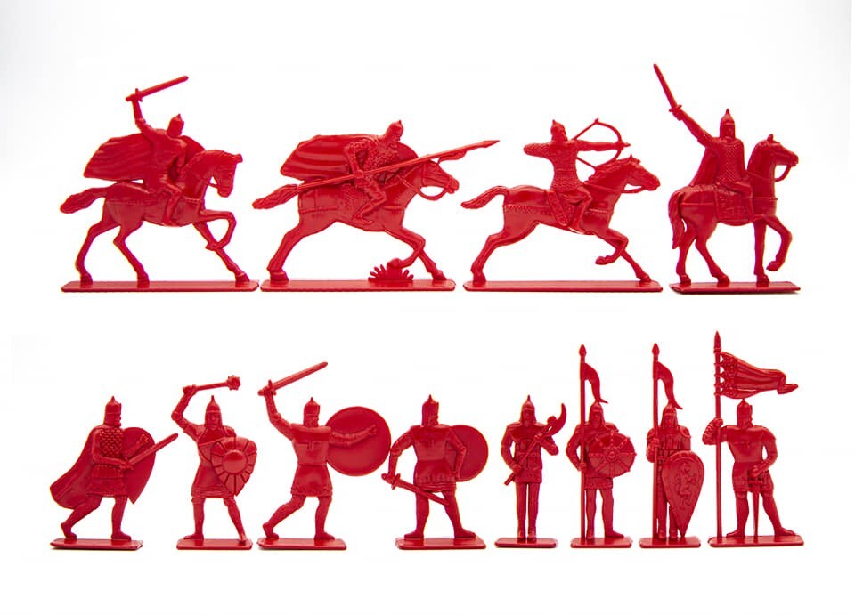 TOY SOLDIERS LAD 1:32 FLAT PLASTIC MINIATURES NEW ICE BATTLE (1 ...
