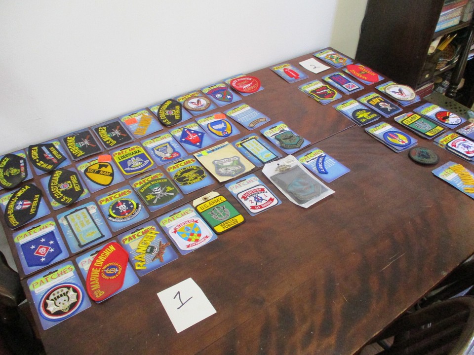 385 Military Patch Insignia Collection Army Marines Air Force Specs Div ...
