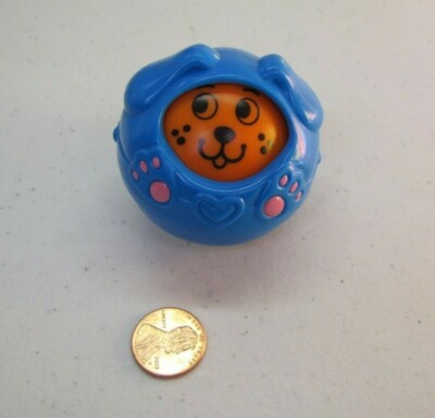 Fisher Price Roll Around Ball ~ Roll-A-Round Blue Ball Toy Ride-A-Round ...