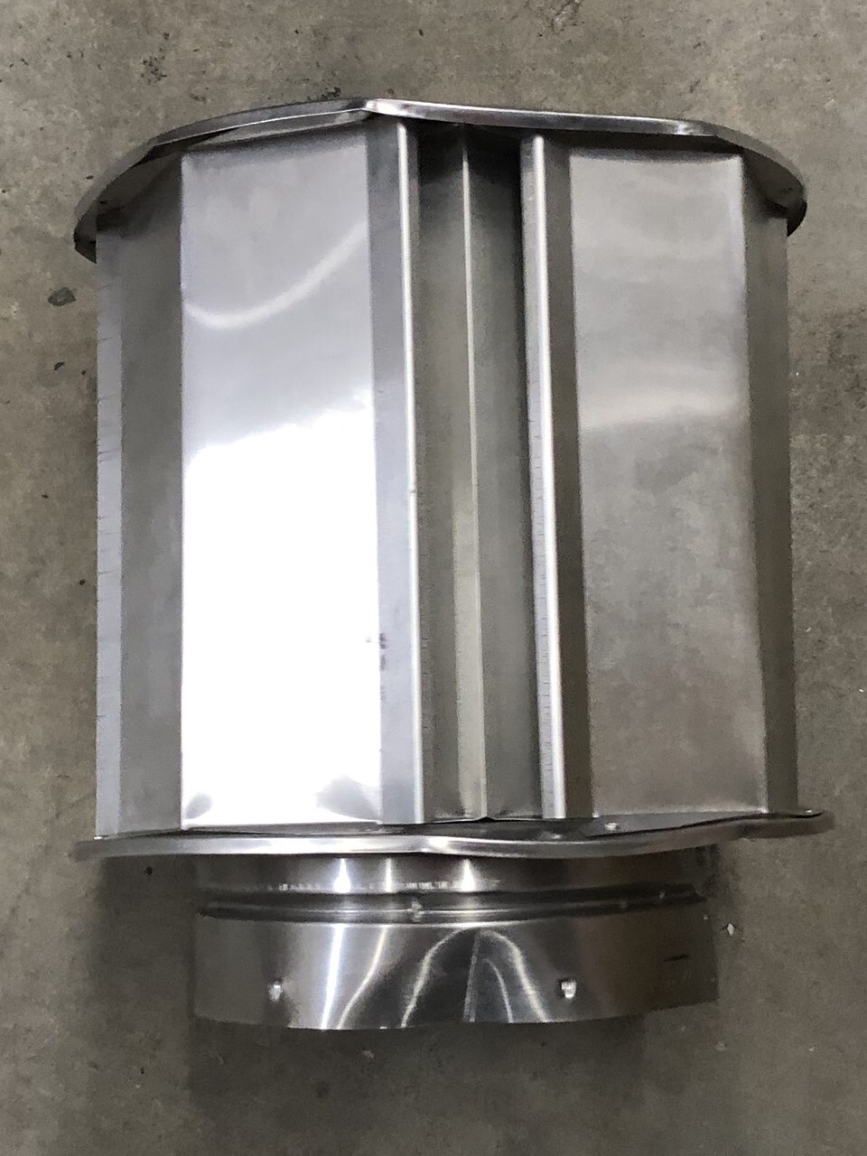 M&G DuraVent 68692 8 in. Type B Gas Vent Rain Cap High Wind - Aluminum ...