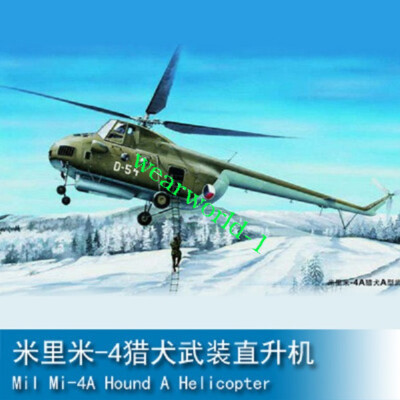 Trumpeter 05101 1/35 MIL MI-4A HOUND A HELICOPTER aircraft model plane ...