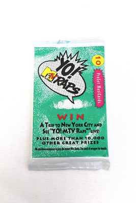 Yo! MTV Raps Pro Set - 1991 - Sealed Single Pack of 10 Cards | eBay