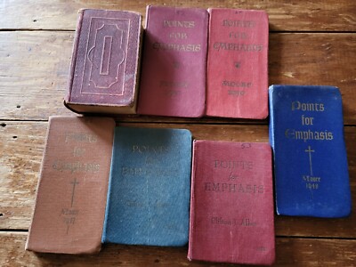 Vintage 1940s 1950s prayer book lot Points Prayers for Emphasis Moore ...