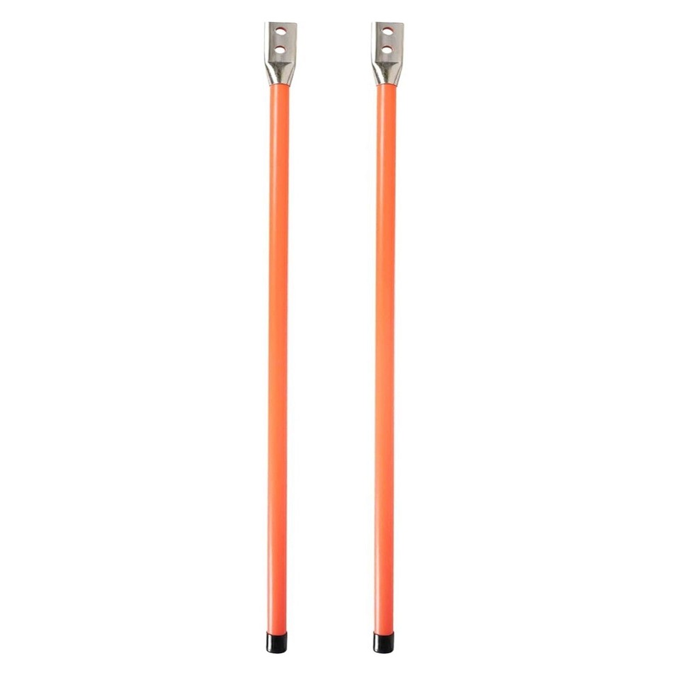 2PK 24" Snow Plow Guide Markers – Orange Rods Replaces 62595 Western | eBay