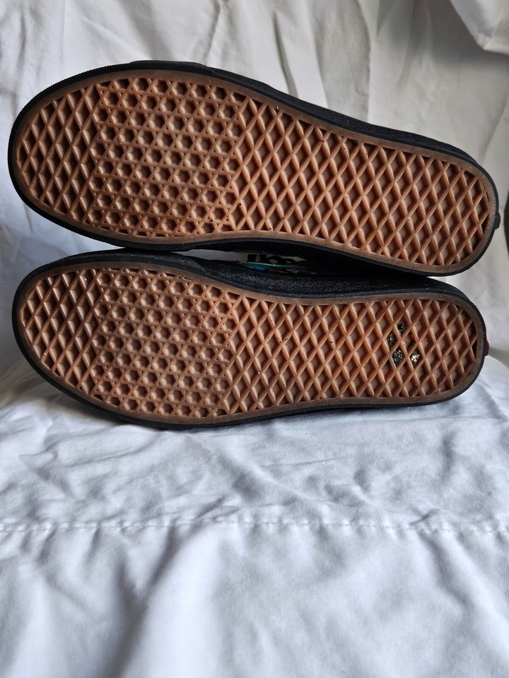 VANS Size 10 Mens Authentic Multi-Color Hightops Canvas | eBay