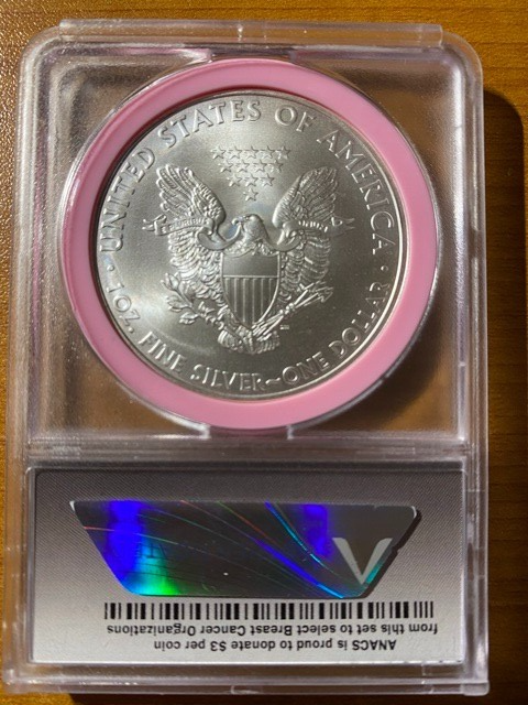 2009 American Silver Eagle ANACS MS69-Limited Coins for a Cure Series-1 ...