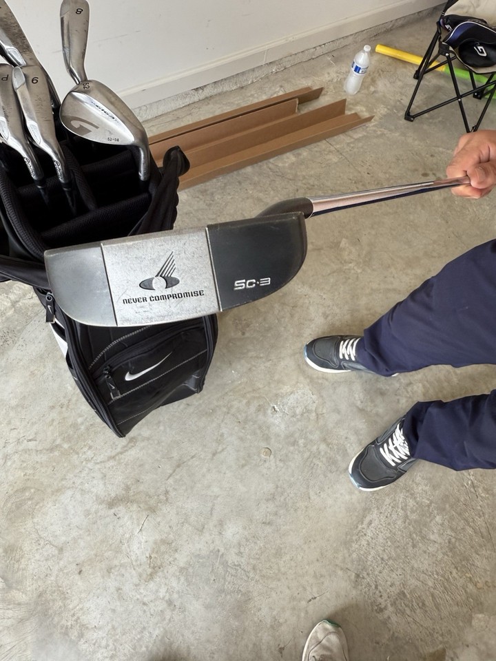 Nike Golf Bag w Complete Club Set: Ping i25 Driver, TaylorMade M3 ...