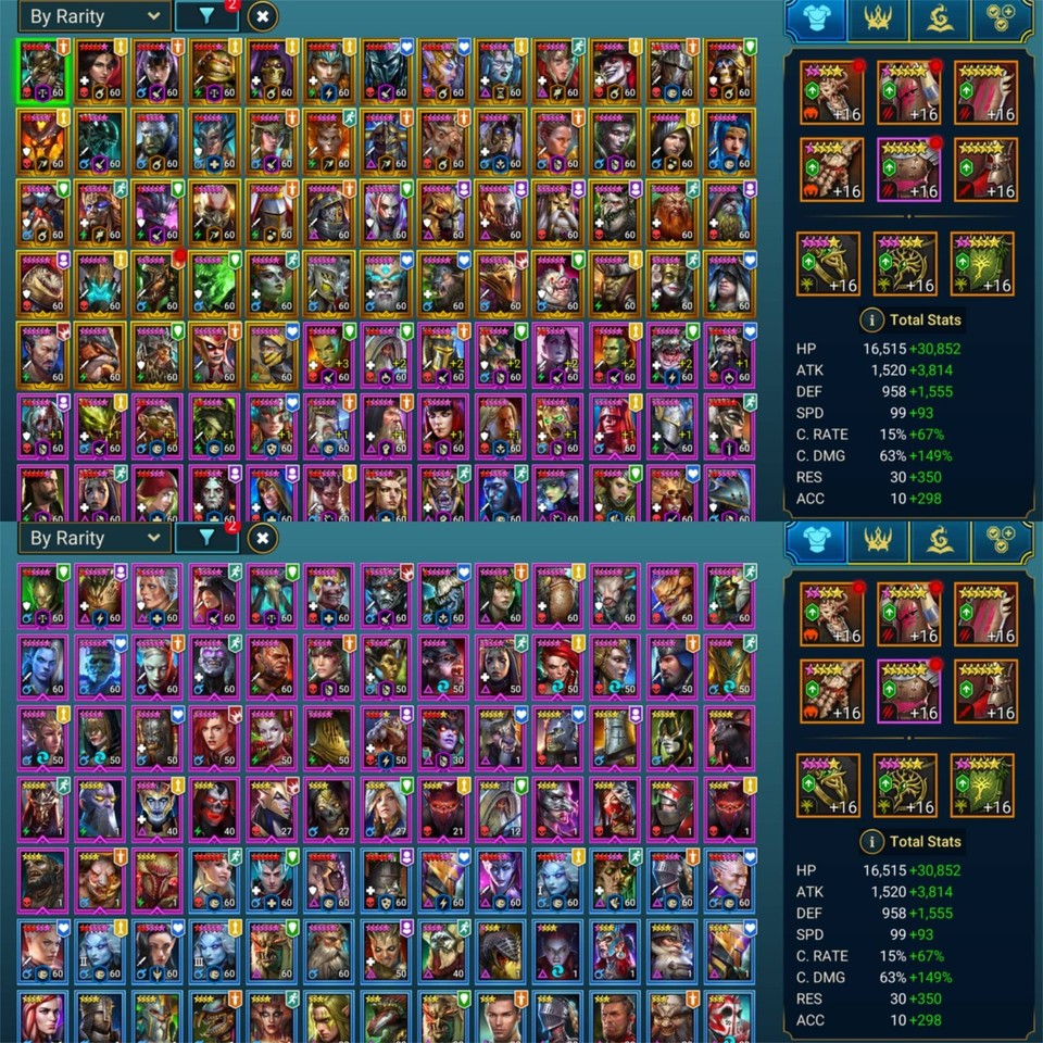 Raid Shadow Legends!57 Legend!Trunda,Michinaki,Yakarl,Predator,Nekhret ...