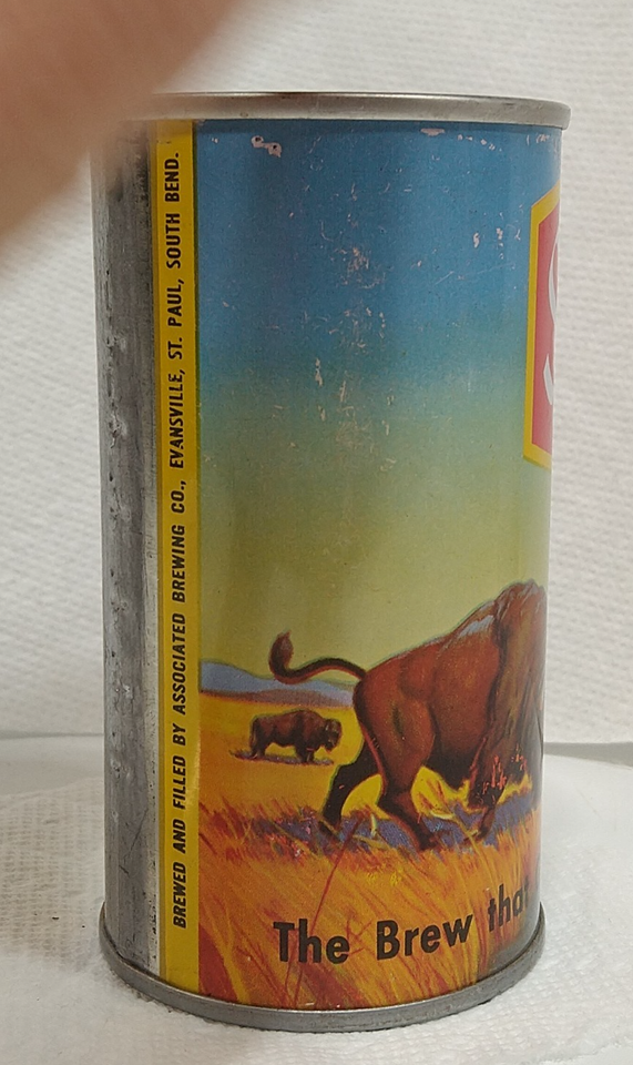 Yellow band straight steel Schmidt scenic Beer Can (bison) | eBay