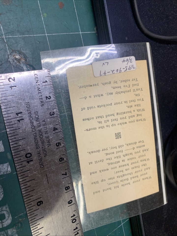 1904 Swastika Saloon Card Albuquerque New Mexico | eBay