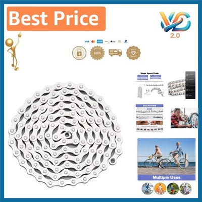 Lightweight 114 Link Single Speed Bike Chain - Easy Installation ...