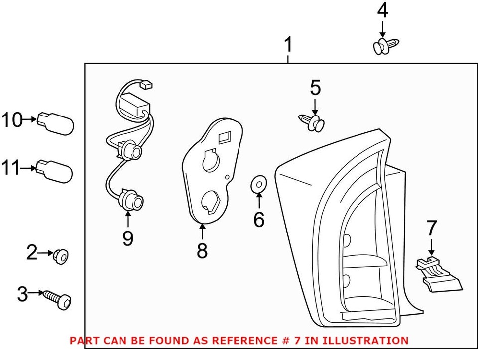 Genuine OEM Tail Light Clip for Toyota 5256347010 | eBay
