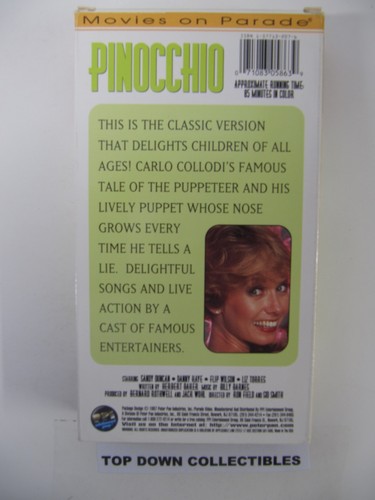 Pinocchio Sandy Duncan, Flip Wilson, Danny Kaye VHS Movie | eBay