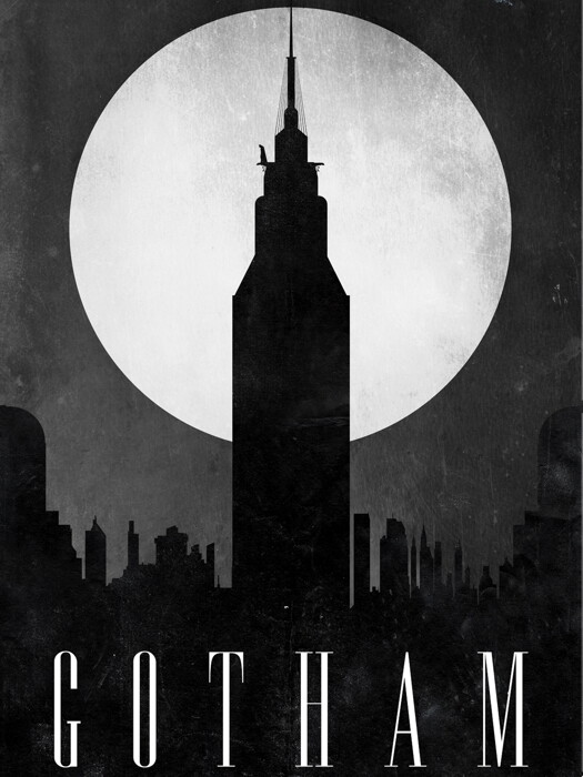 Gotham Skyline Dark Knight