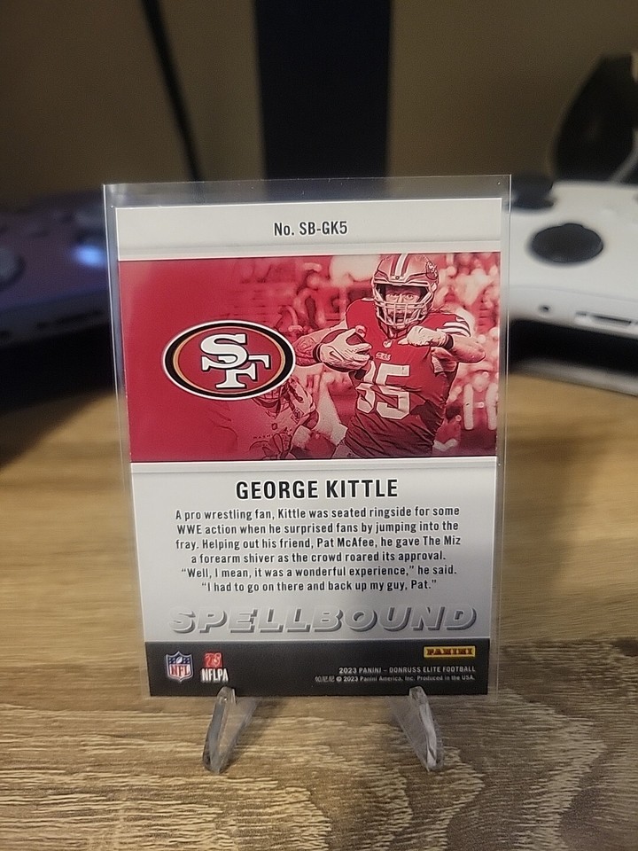2023 Donruss Elite Spellbound #SB-GK5 George Kittle L - SF49ers | eBay