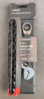 Parkside 3 in 1 Spanner with Socket Set 11 pieces New | eBay UK