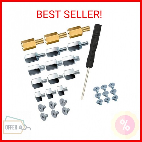PCIe NVMe M.2 SSD Mounting Screws Kit for Asus Gigabyte ASRock Msi ...