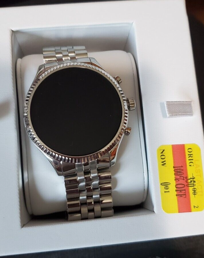Michael Kors Watch 44mm Case Silver-Tone Stainless MKT5077 W1 ...