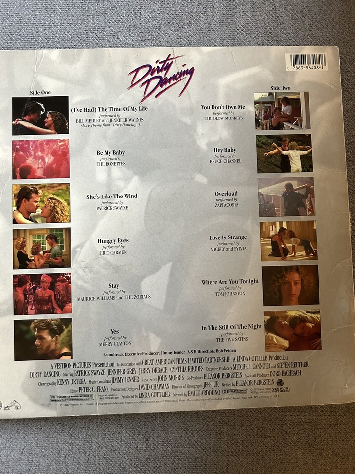 DIRTY DANCING SOUNDTRACK PATRICK SWAYZE [USED LP] | eBay