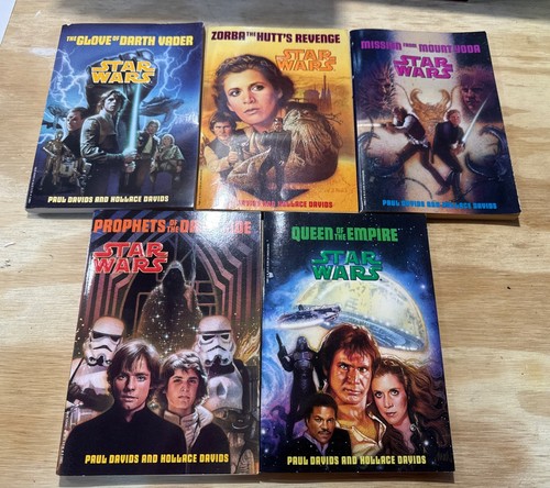 Star Wars Jedi Prince Set of 5 Books Paul And Hollace Davids Nos. 1 3 4 ...