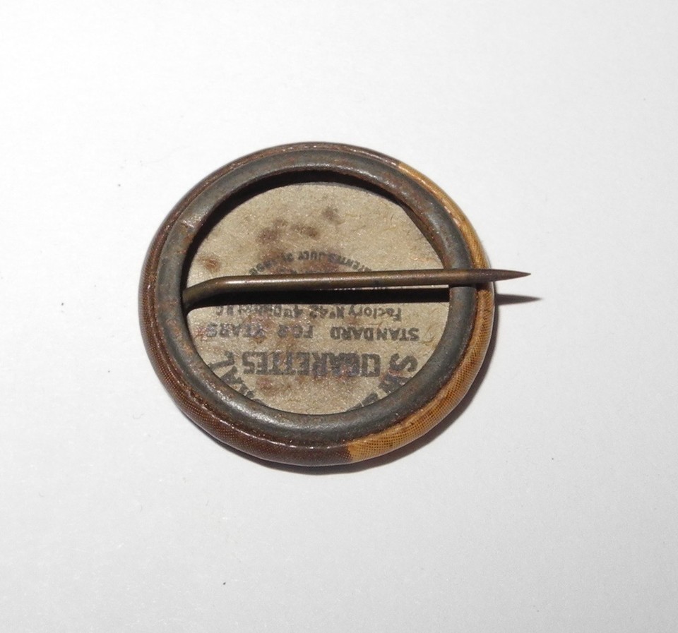 1910-12 Sweet Caporal Baseball Coin Pin Harry Gaspar Cincinnati Reds ...