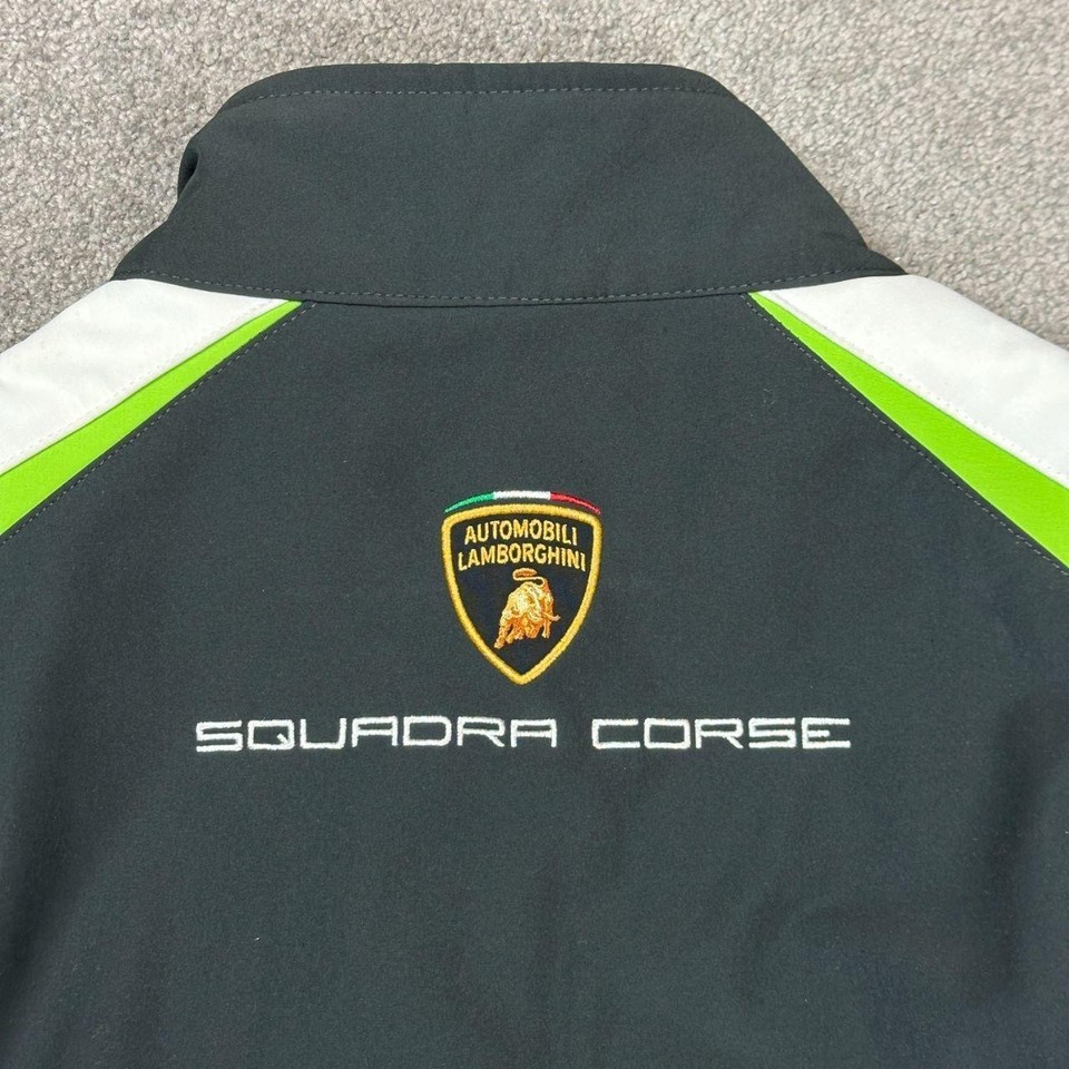 Automobili Lamborghini Squadra Corse Team Soft Shell Racing Jacket Mens ...