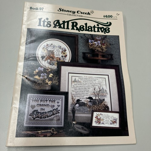 Stoney Creek Cross Stitch Pattern Chart Leaflet IT'S ALL RELATIVE #97 ...