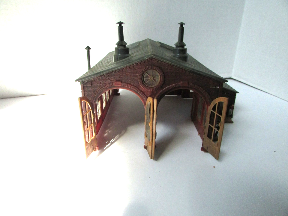 Vtg Revell Operating Engine House Building Built HO Scale As is PR | eBay