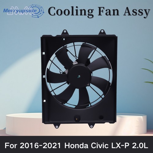 For 2016-2021 Honda Civic Engine Radiator Condenser Cooling Fan ...