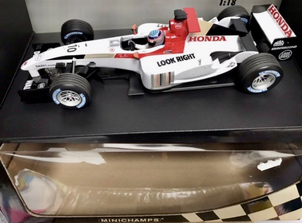 F1 BAR HONDA 006 TAKUMA SATO DE 2004 AU 1/18 SCALE 100040010 MINICHAMPS ...