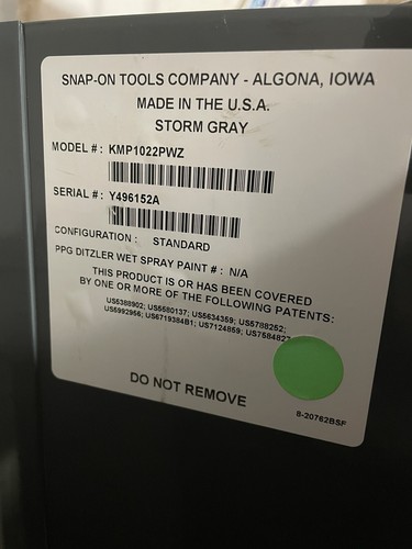 snap on 54 inch master series tool box | eBay