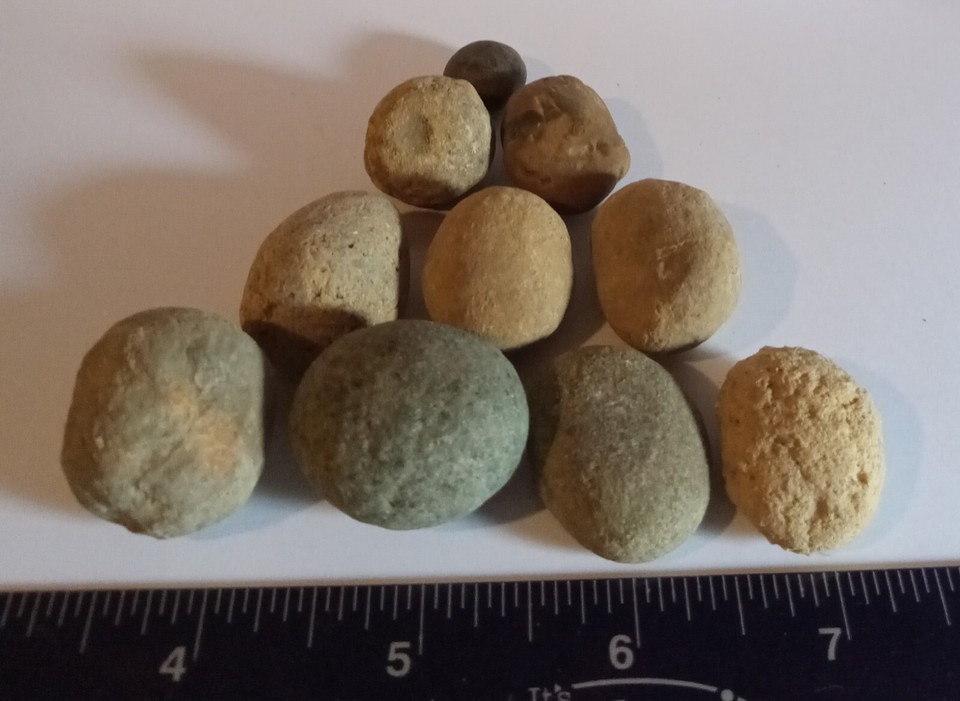 Native American Paleo Indian Artifacts Indian Marbles Game Balls Game ...