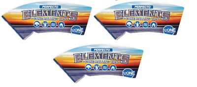3x Elements Perfecto Cone Filter Tips 32/Pk Chlorine/Chemical Free USA ...