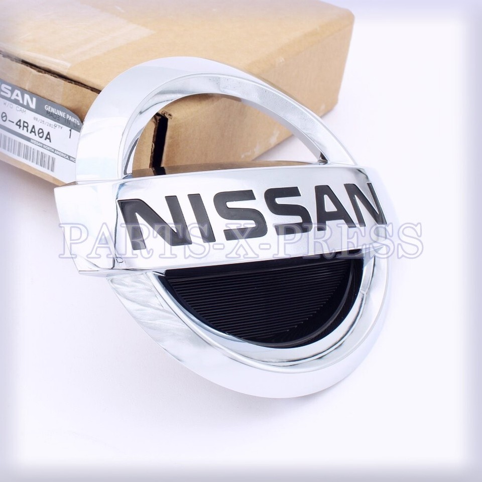 62890-4RA0A NEW GENUINE OEM NISSAN FRONT GRILLE CHROME EMBLEM 2016-2019 ...