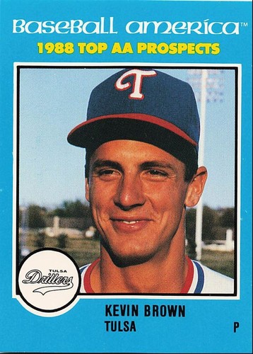 1988 Best Baseball America AA All-Stars Kevin Brown Rookie Tulsa ...