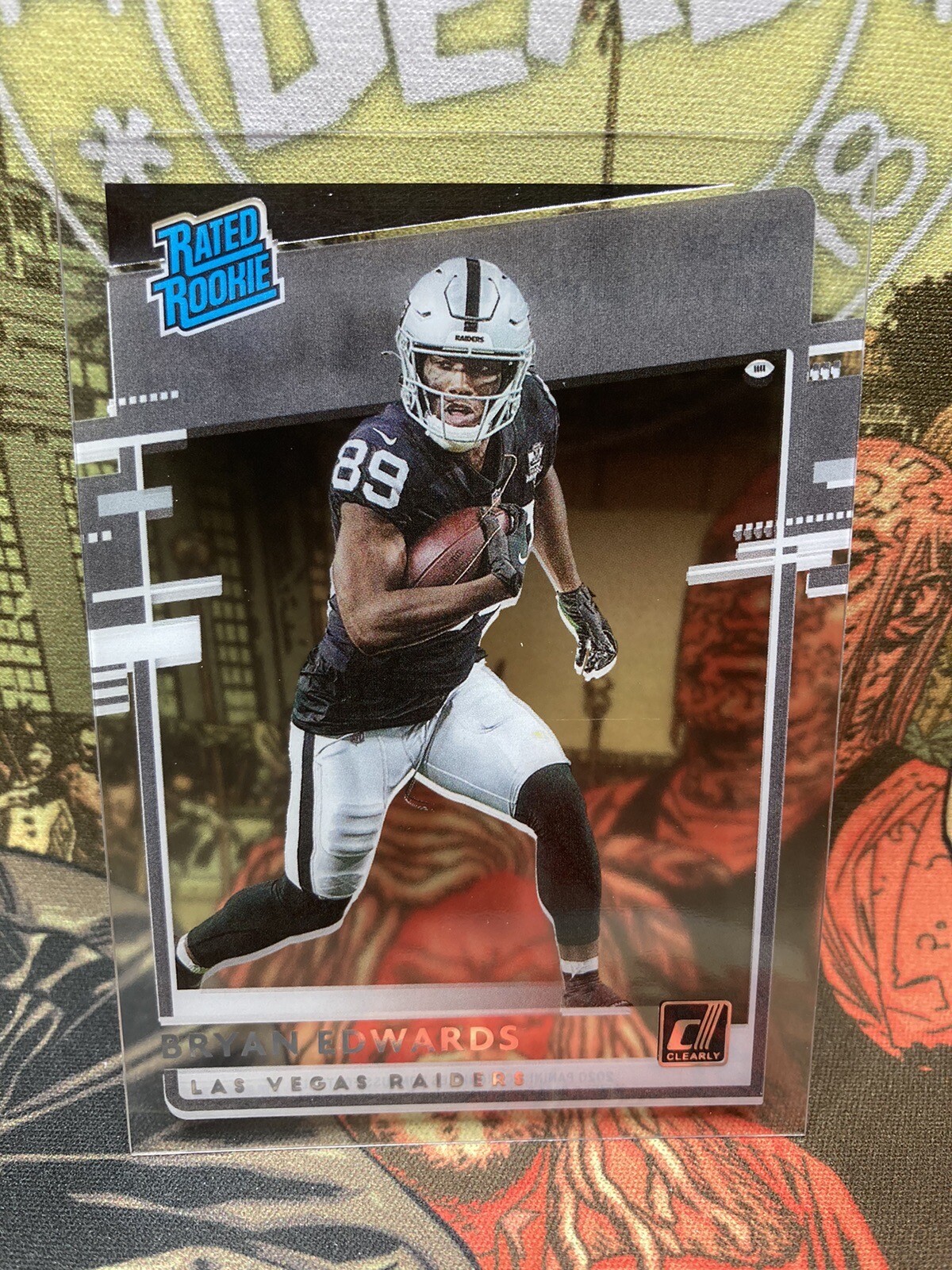 Bryan Edwards 2020 Panini Chronicles #RR-BE RC Donruss Clearly Raiders ...