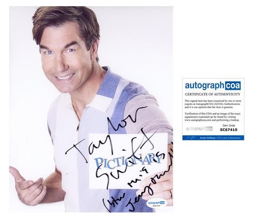 Jerry O'Connell "Pictionary" AUTOGRAPH Signed Taylor Swift Joke 8x10 ...