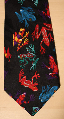Vintage Poison Dart Colorful Frogs Neck Tie by Addiction Polyester | eBay